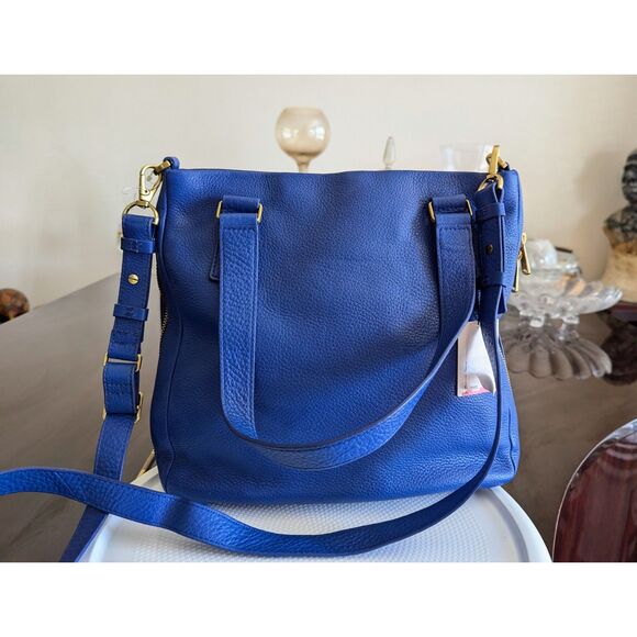 Fossil | Bags | Nwt Fossil Preston Shopper Pebbled Leather Expandable ...